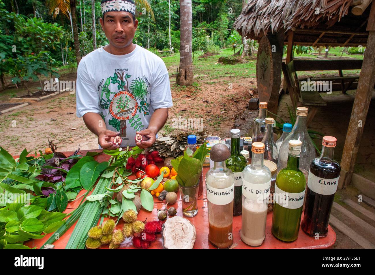Ecuador shaman ritual water hi-res stock photography and images - Alamy
