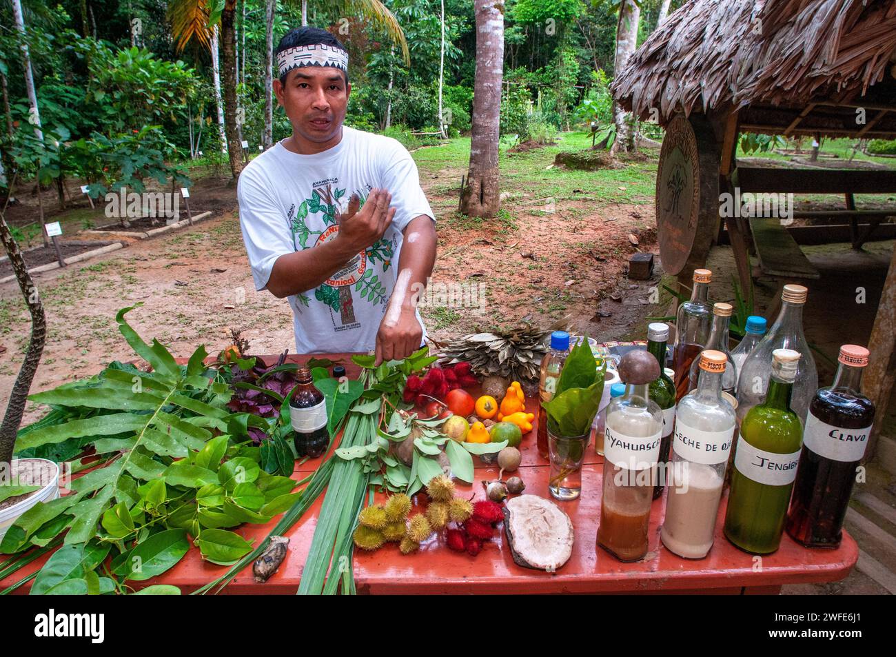 Ecuador shaman ritual water hi-res stock photography and images - Alamy