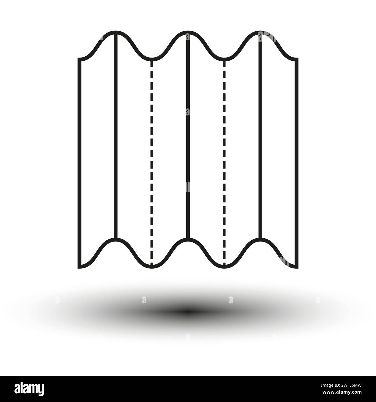 Asbestos roof tile icon. Vector illustration. EPS 10. Stock image Stock ...