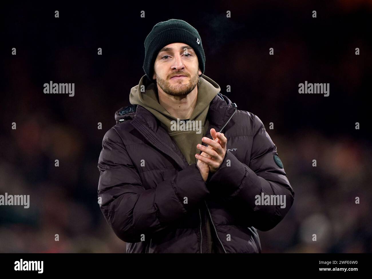 Luton Town's Tom Lockyer during the Premier League match at Kenilworth ...