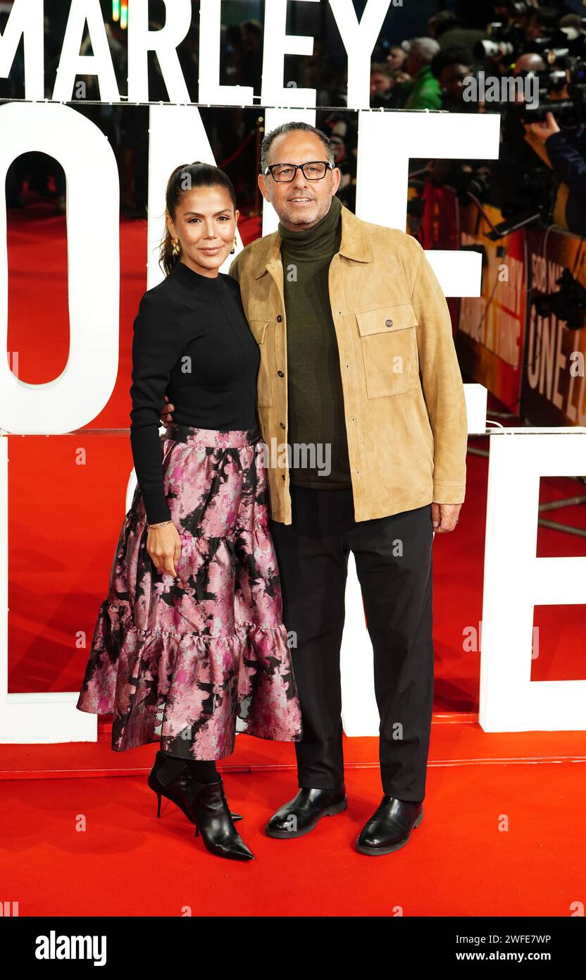 Robert Teitel attending the UK premiere of Bob Marley: One Love, at the ...