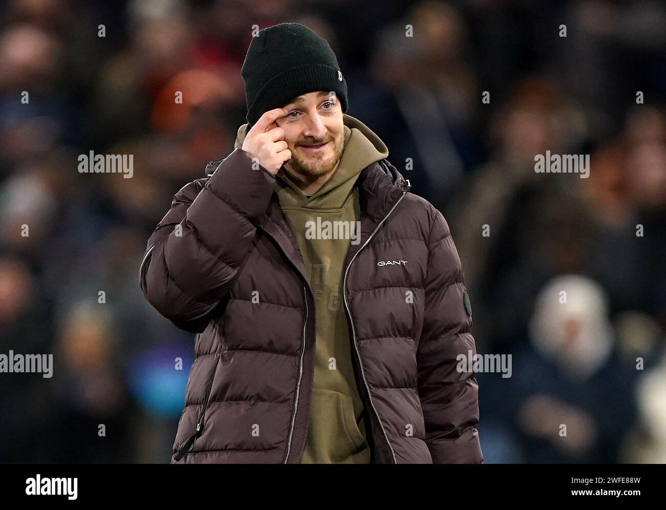 Luton Town's Tom Lockyer during the Premier League match at Kenilworth ...