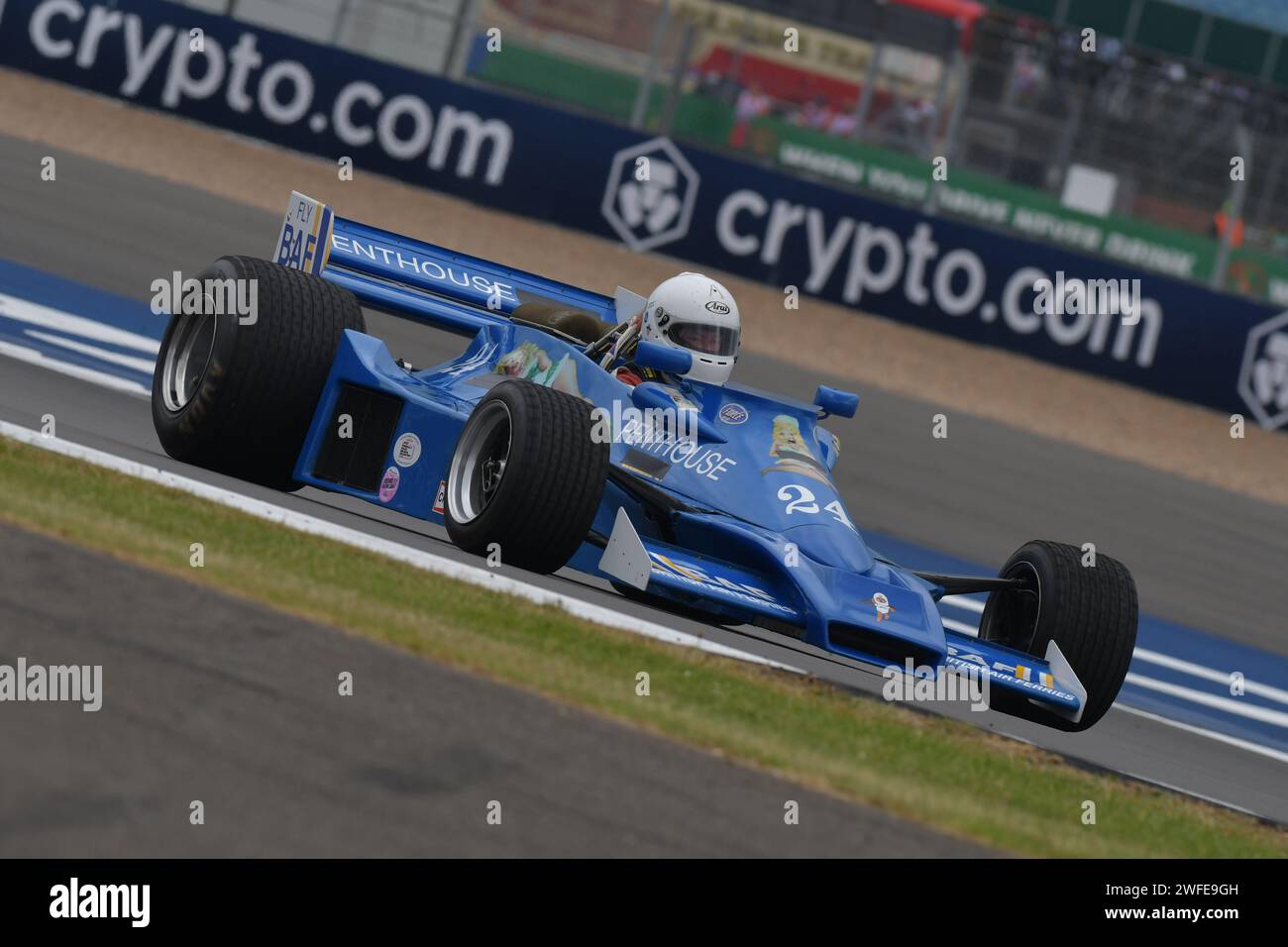Historic F1 Car Demonstration 2023 British Grand Prix Stock Photo - Alamy