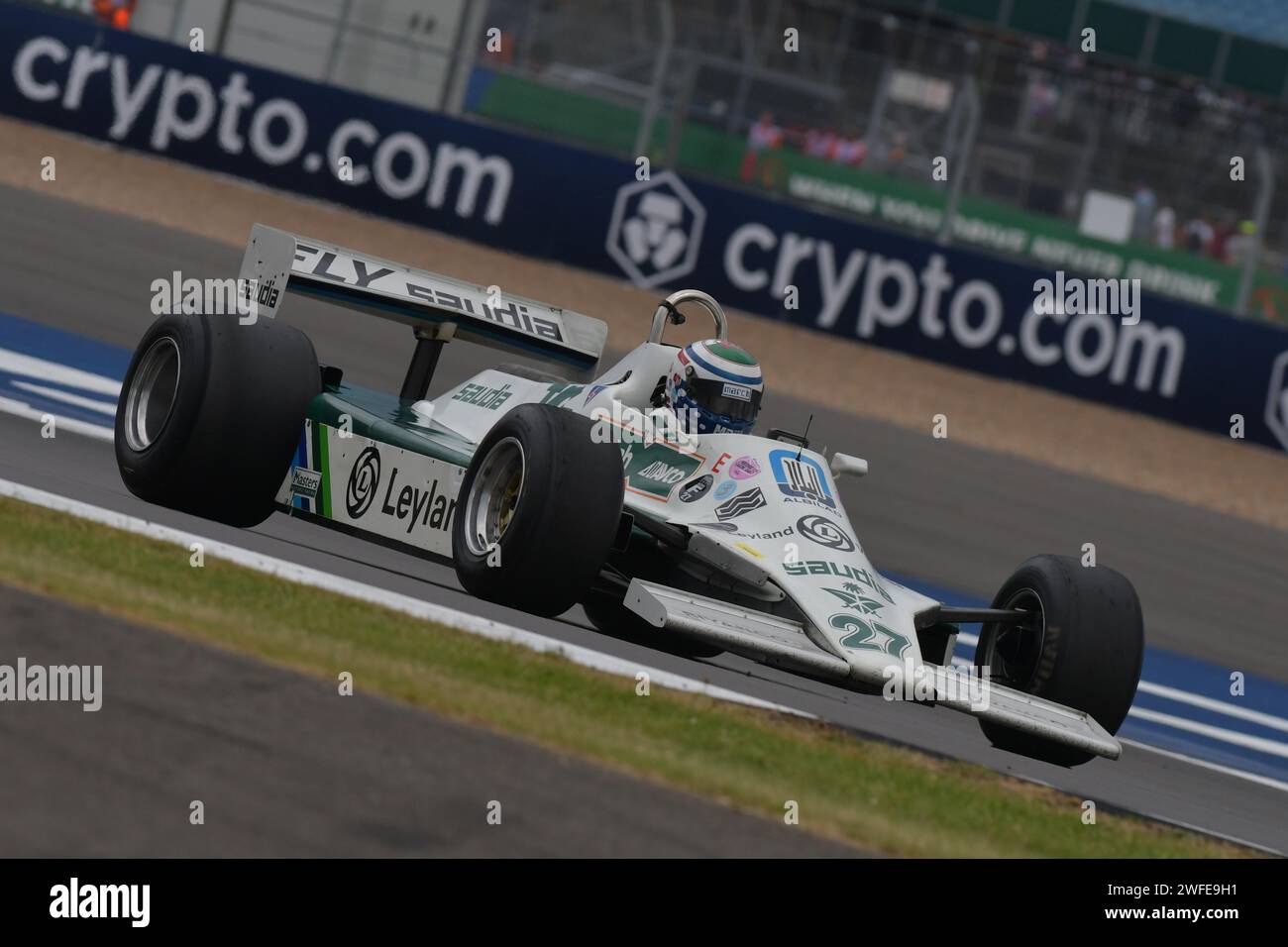 Historic F1 Car Demonstration 2023 British Grand Prix Stock Photo - Alamy