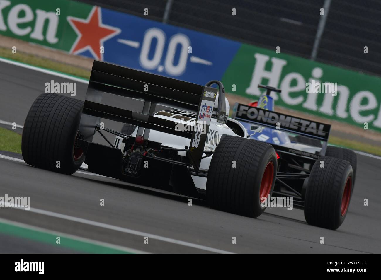 Historic F1 Car Demonstration 2023 British Grand Prix Stock Photo - Alamy