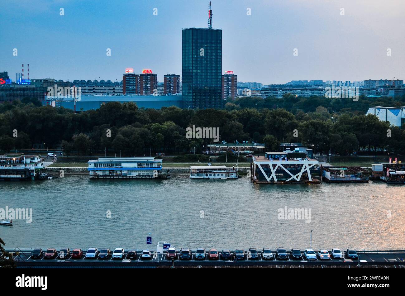 Sava river aerial view hi-res stock photography and images - Alamy