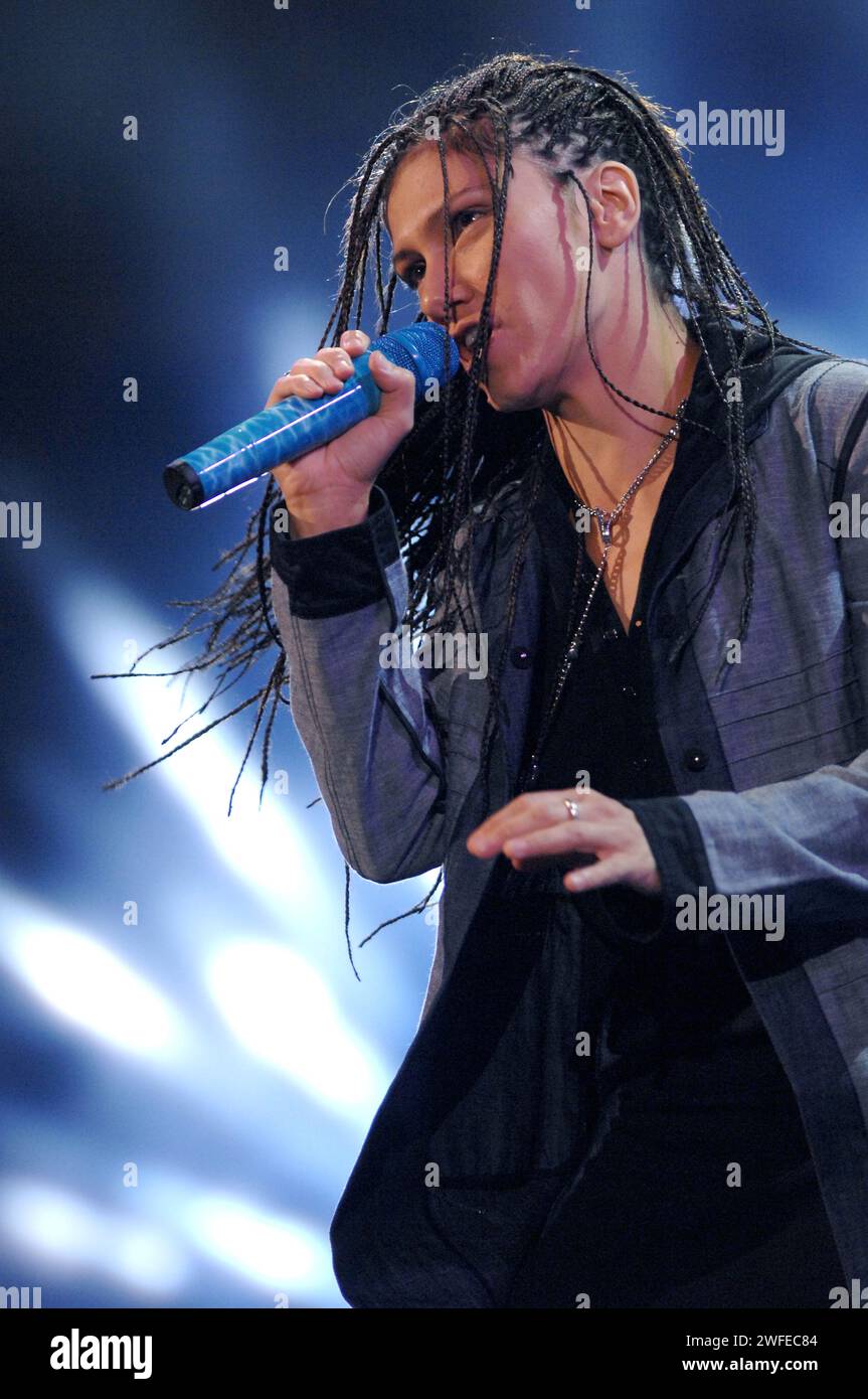 Verona Italy 2007-09-07 : Elisa, Italian singer, during the television ...