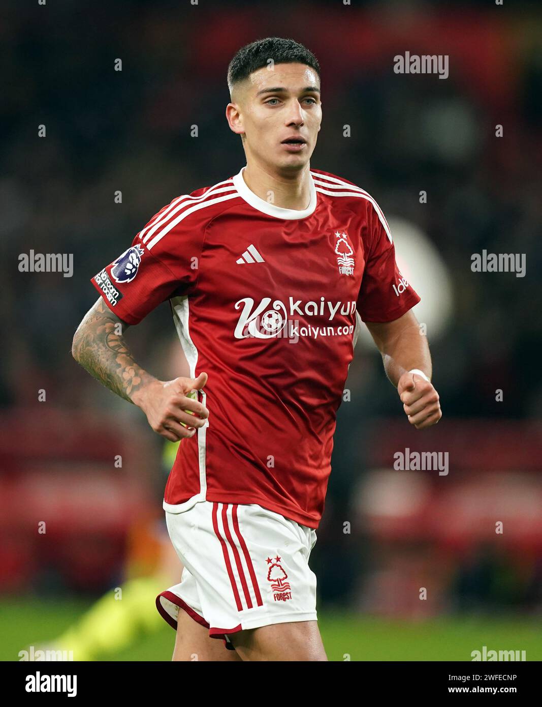 Nottingham Forest's Nicolas Dominguez during the Premier League match ...