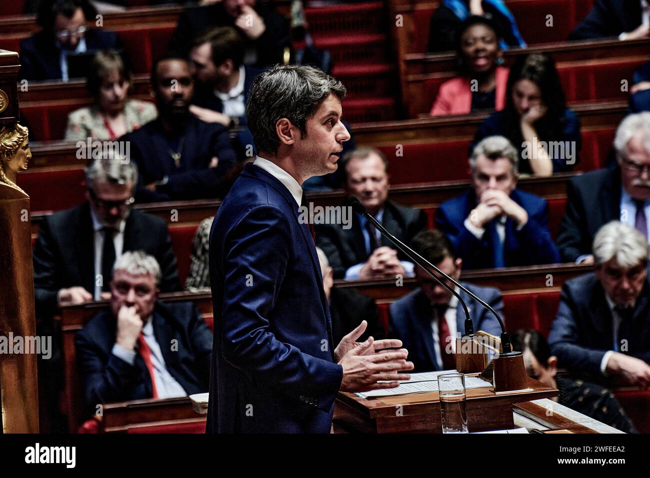 Discours de gabriel attal hi-res stock photography and images - Alamy