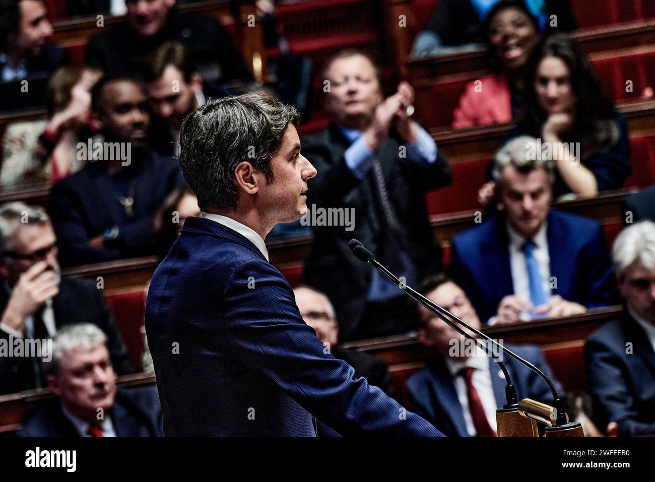 Discours de gabriel attal hi-res stock photography and images - Alamy