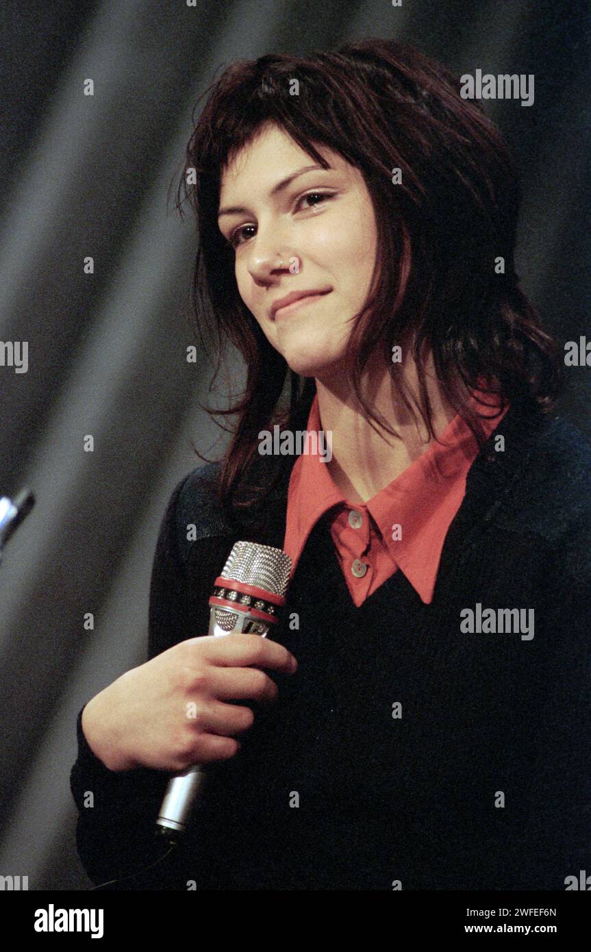 Milan Italy 1997-11-14 : Elisa, Italian singer,during the television ...