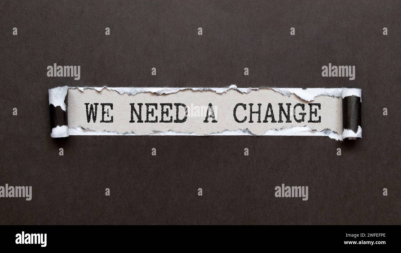 We need a change text on cardboard box. Protest against to climate ...