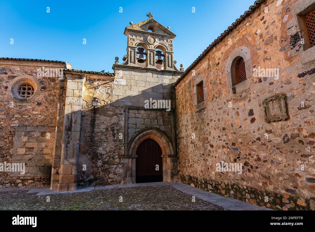 Old Romanesque church in the historic centre of the Unesco city of ...