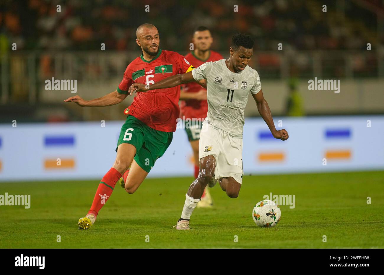 January 30 2024: Themba Zwane (South Africa) // during a African Cup of ...