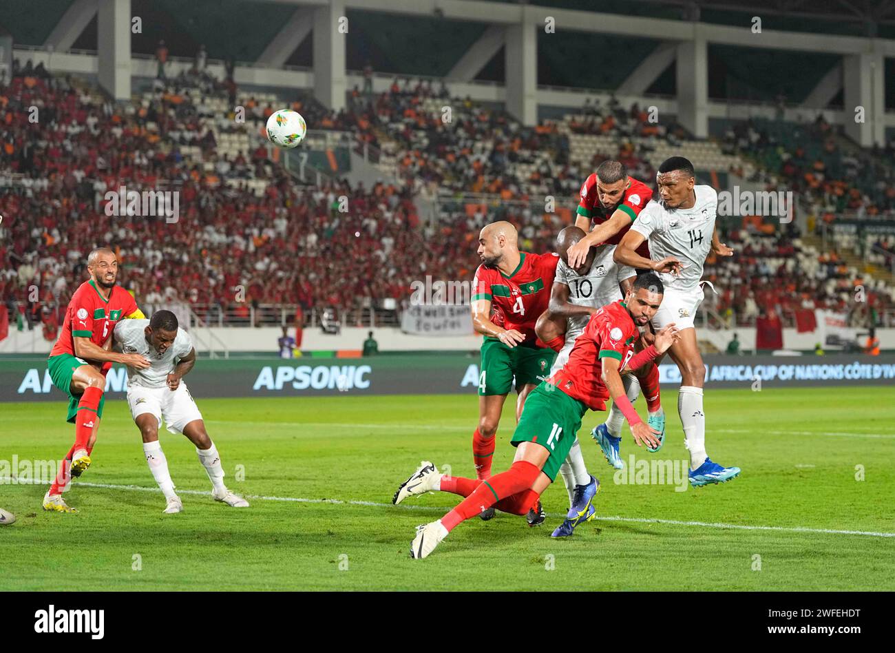 January 30 2024: Mothobi Mvala (South Africa) // during a African Cup ...