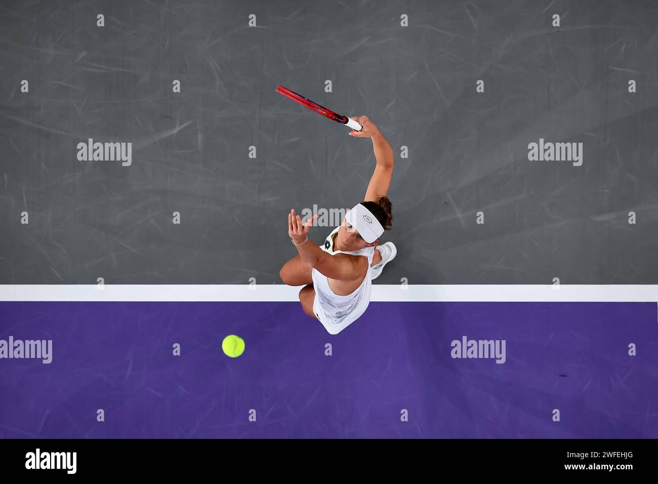 Linz, Upper Austria, Austria. 30th Jan, 2024. Varvara Gracheva (FRA) in ...