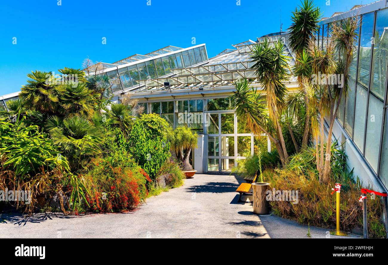 Nice, France - July 30, 2022: Parc Phoenix Park botanic and zoology ...