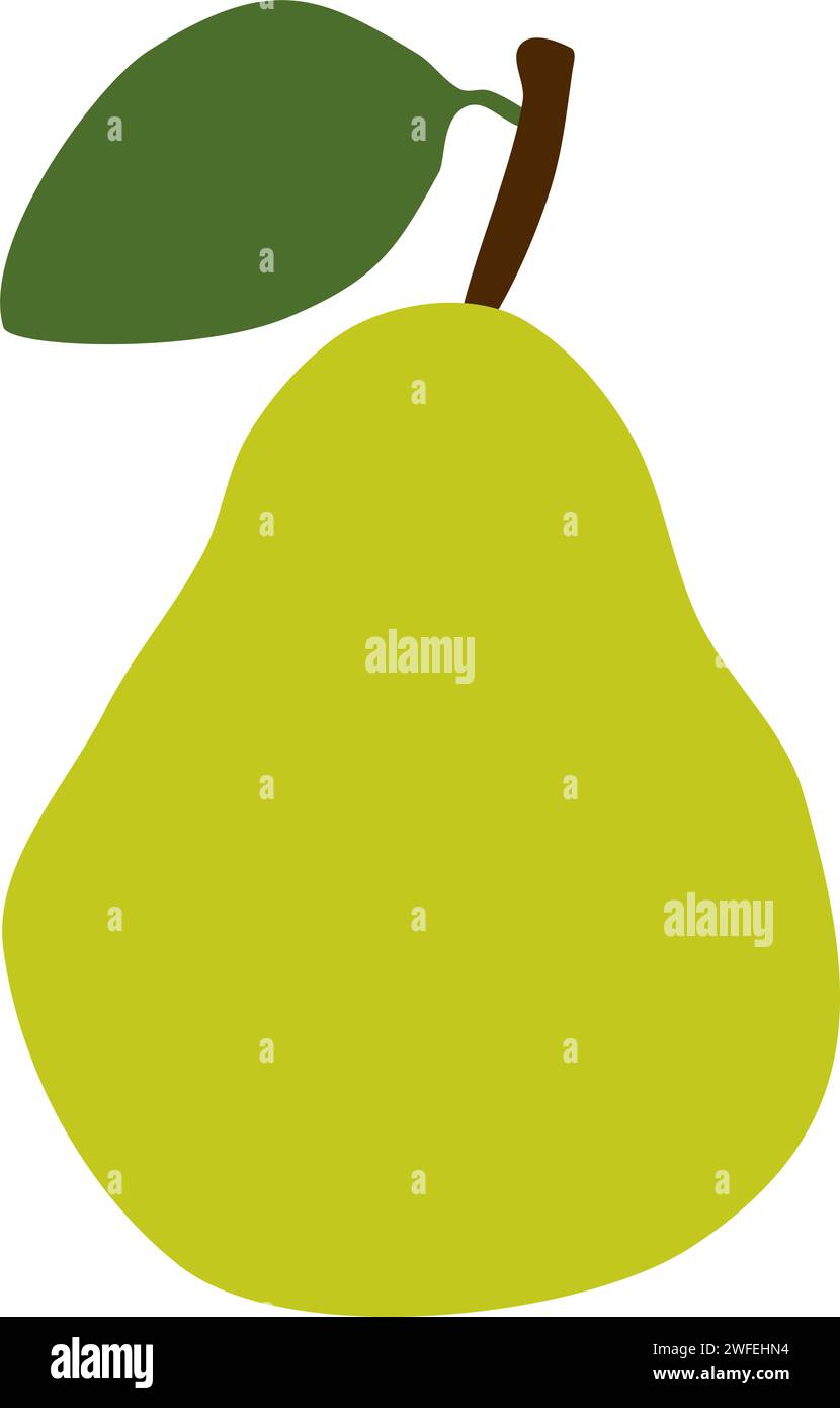 Pear Vector Illustration Stock Vector Image & Art - Alamy