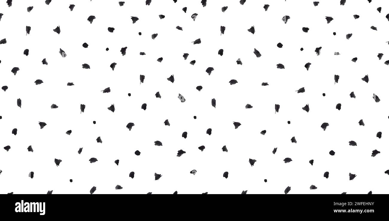 Dash pattern on white background. Wrapping paper with small black dots ...