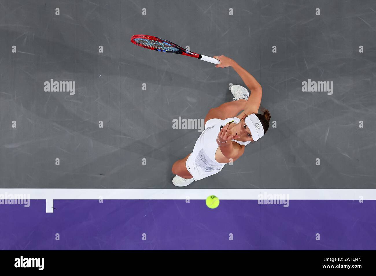 Linz, Upper Austria, Austria. 30th Jan, 2024. Varvara Gracheva (FRA) in ...