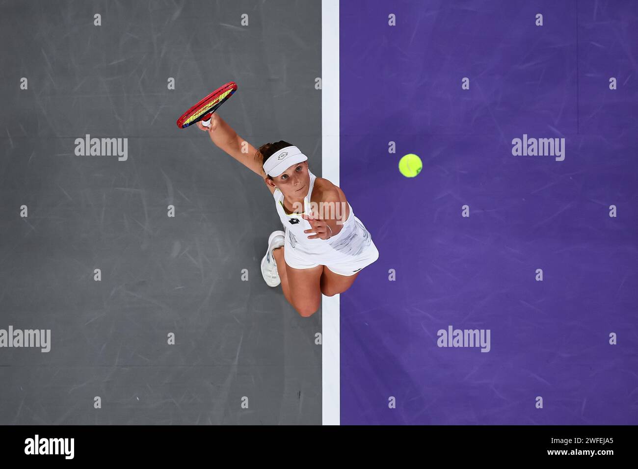 Linz, Upper Austria, Austria. 30th Jan, 2024. Varvara Gracheva (FRA) in ...