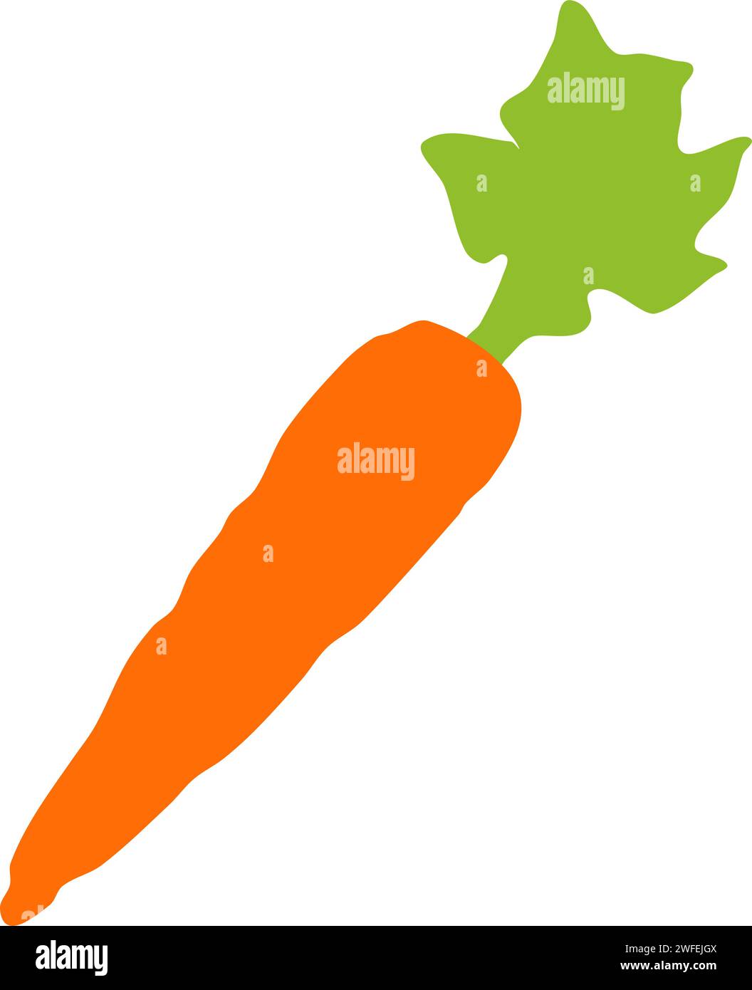 Carrot Vector Illustration Stock Vector Image & Art - Alamy