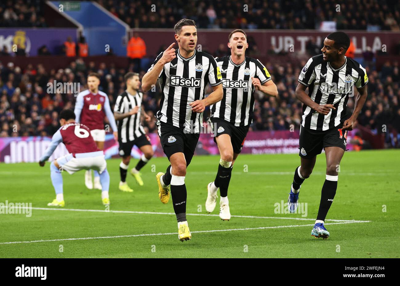 Birmingham, UK. 30th Jan, 2024. Fabian Schar of Newcastle United ...