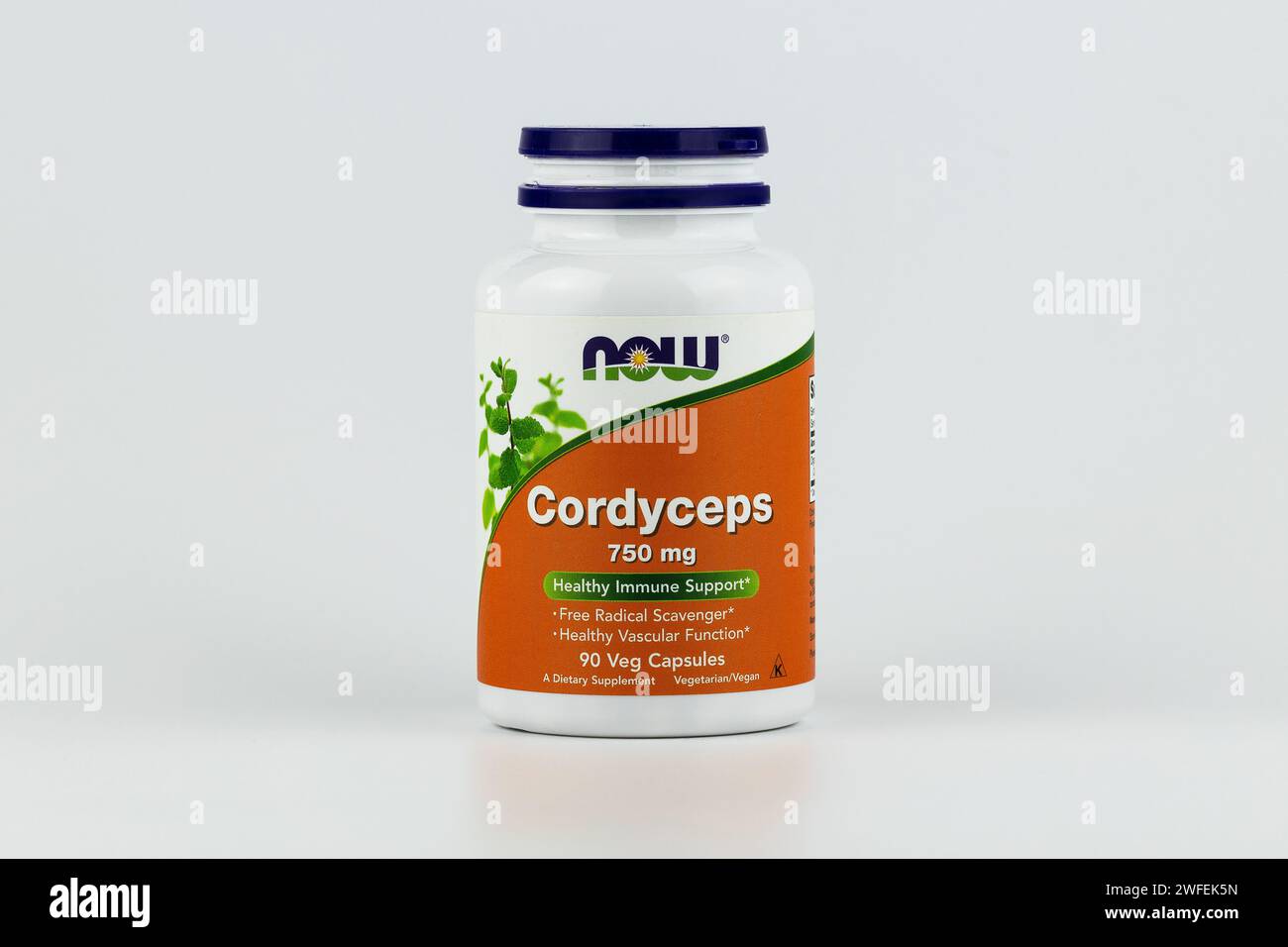 Cordyceps dietary supplement editorial. Cordyceps pills Stock Photo - Alamy