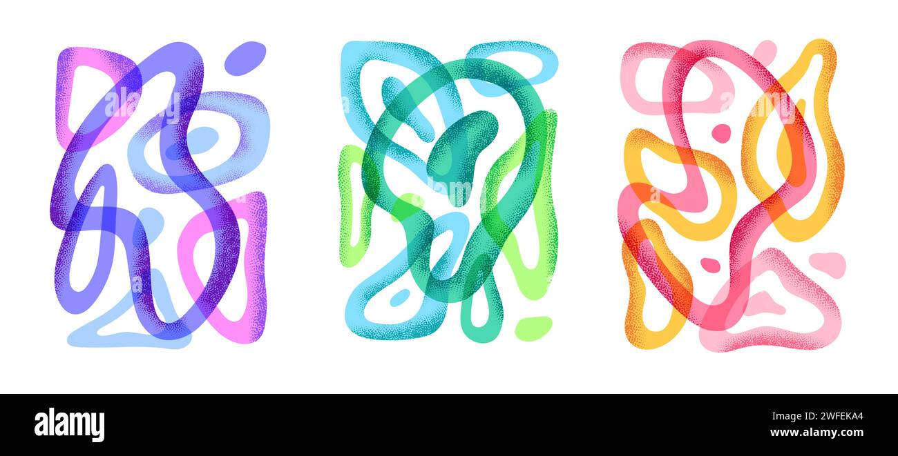 Abstract curved lines vector illustration Stock Vector Image & Art - Alamy