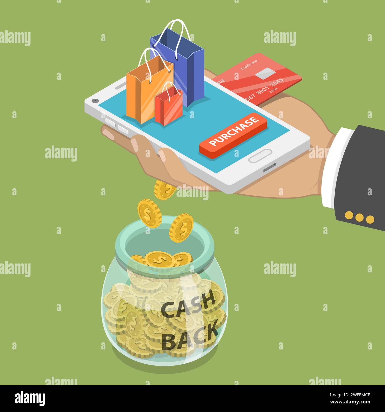 Marketing loyalty program card Stock Vector Images - Alamy