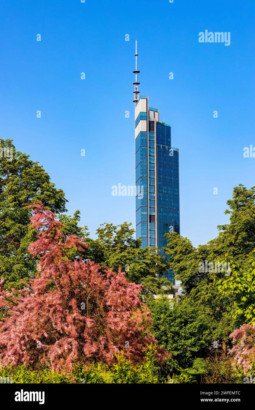Warsaw, Poland - May 14, 2023: Varso Tower final construction by HB ...
