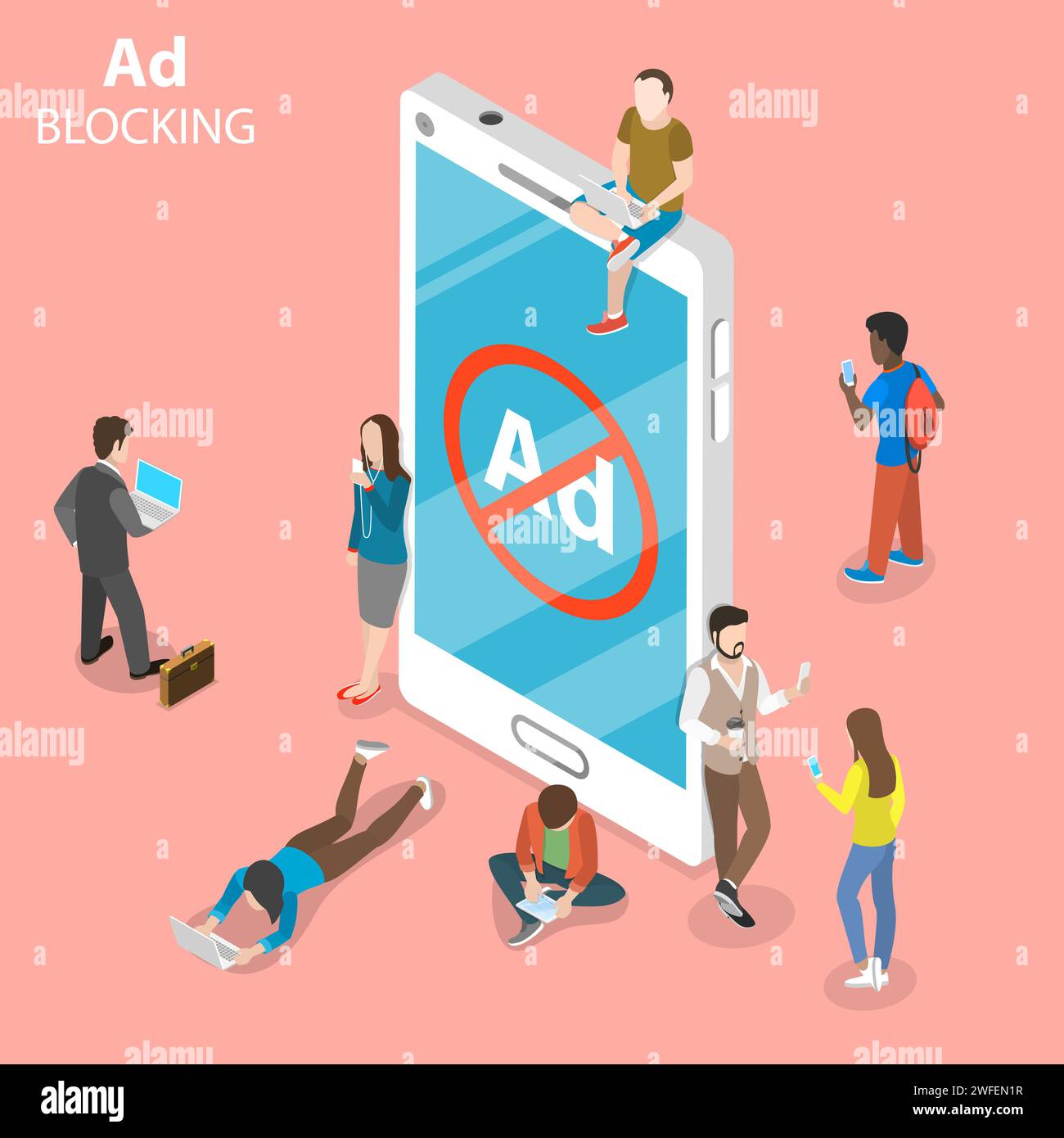 Advert adverts advertisement advertising Stock Vector Images - Alamy