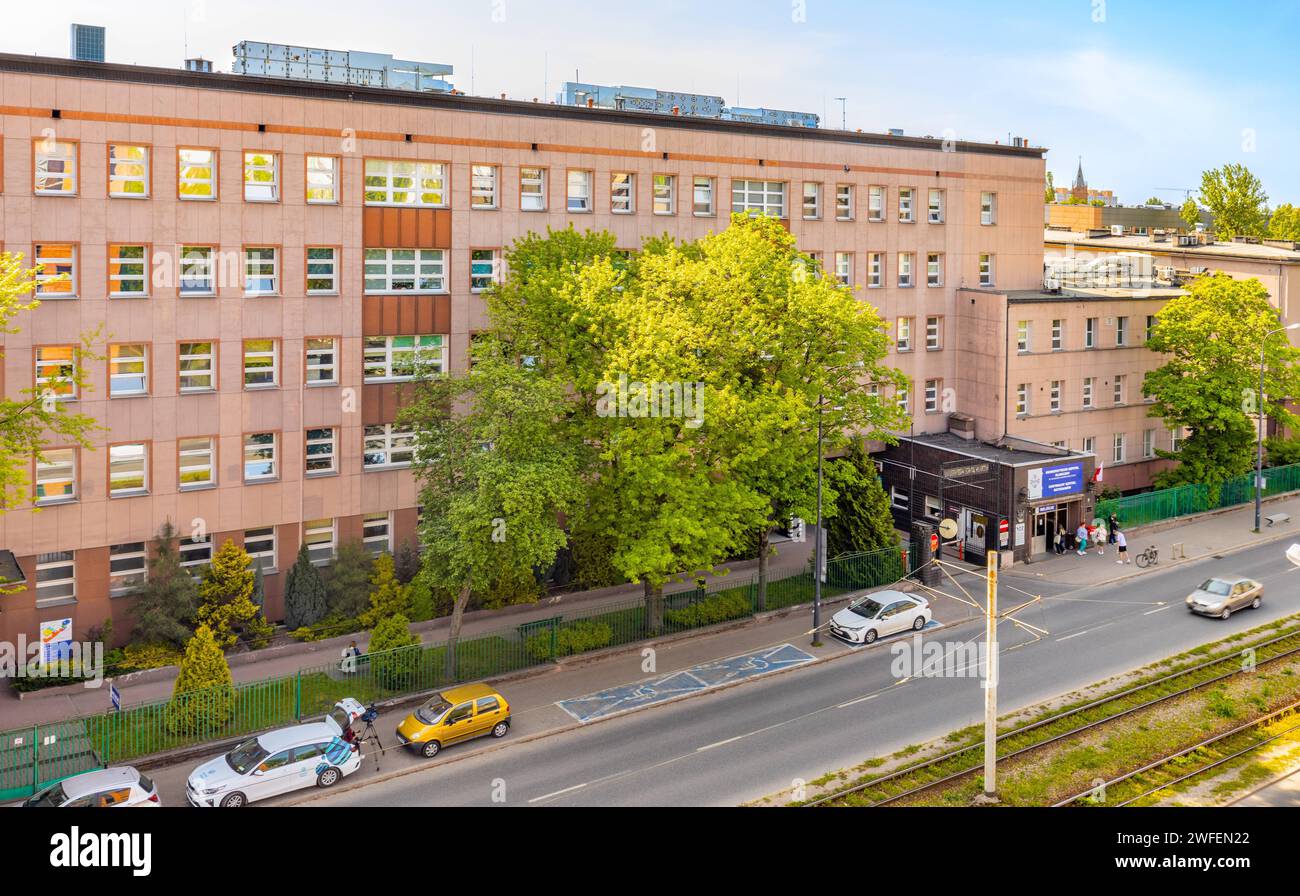 Lodz, Poland - May 21, 2023: Clinical Hospital of Military Medical ...