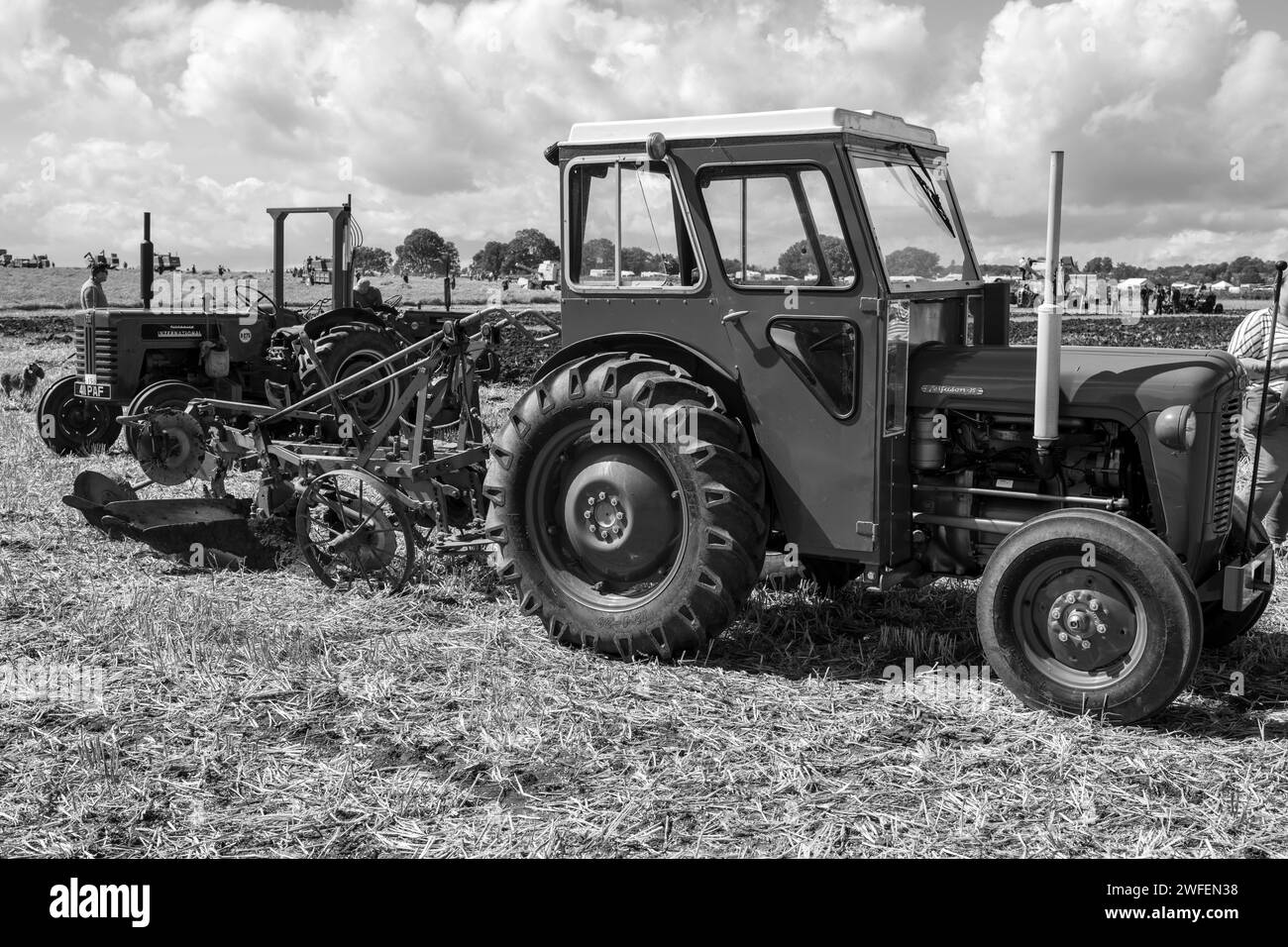 Old massey ferguson tractor Black and White Stock Photos & Images - Alamy
