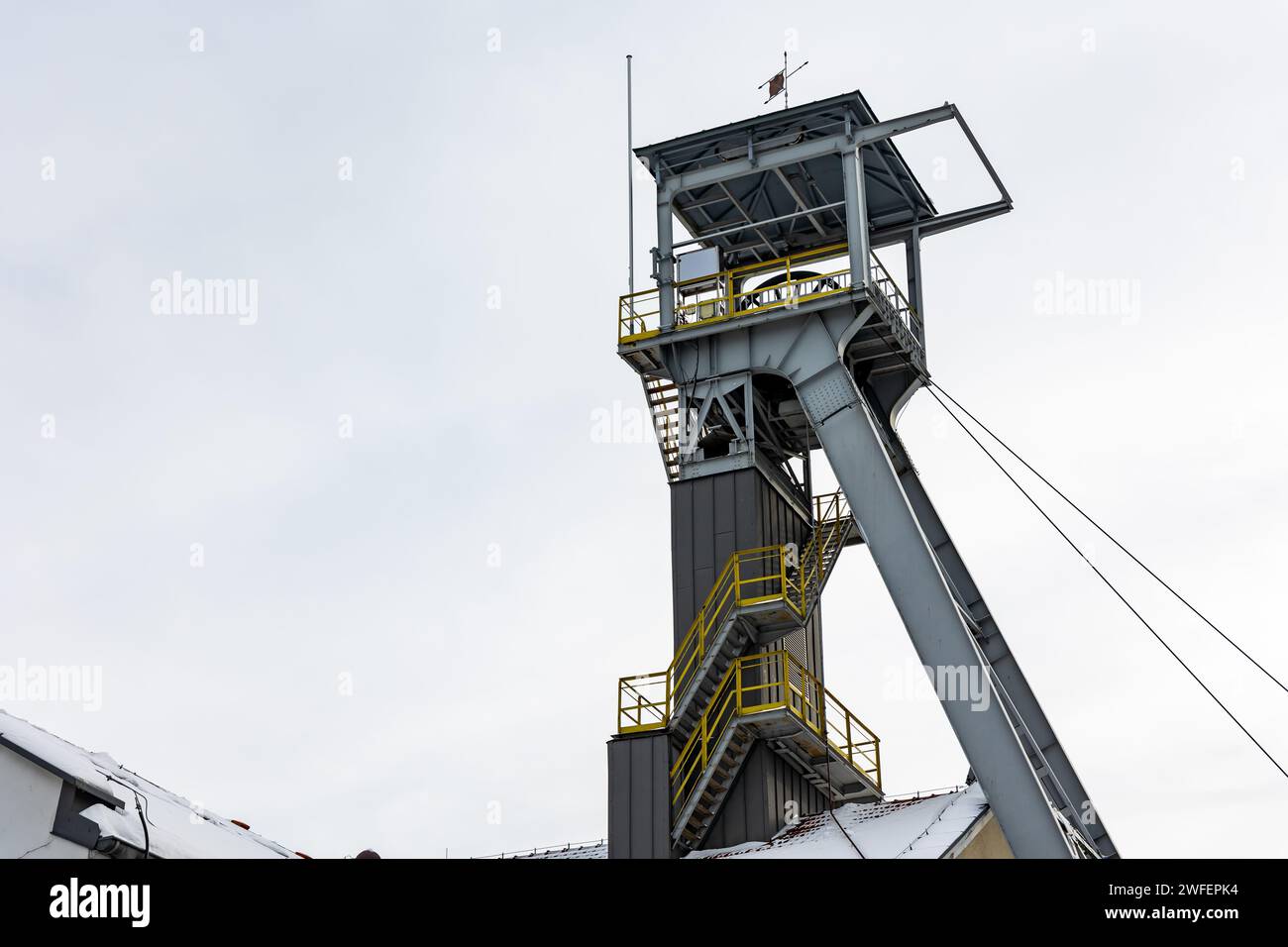 Mine shaft elevator hi-res stock photography and images - Alamy