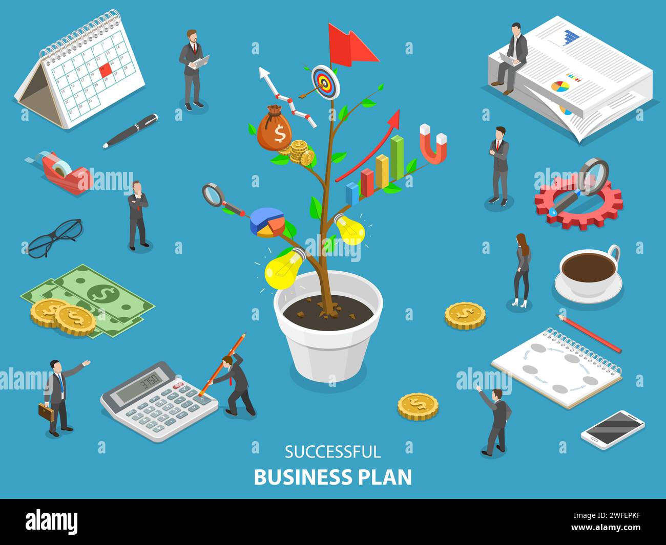 Succesfull team Stock Vector Images - Alamy