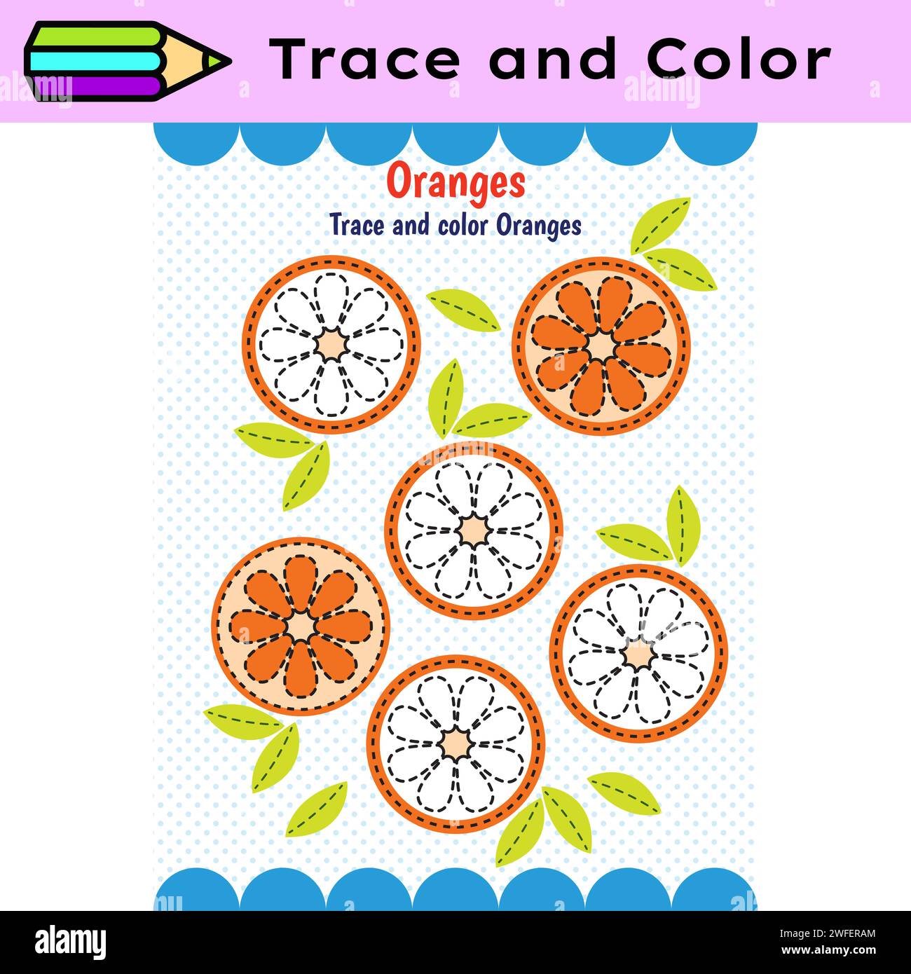 Pen tracing lines activity worksheet for children. Pencil control for ...