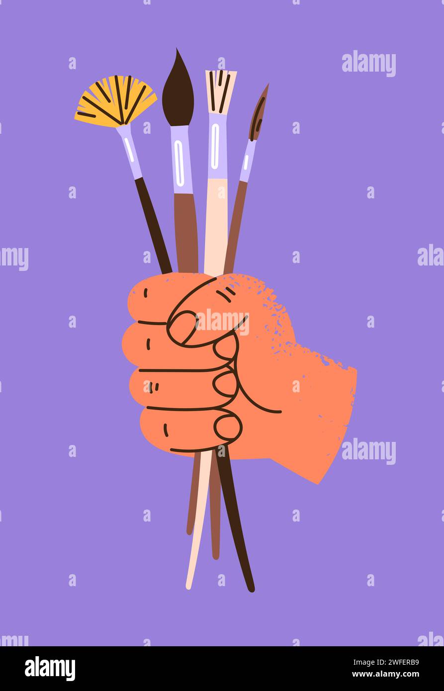 Craftsmanship lesson Stock Vector Images - Alamy