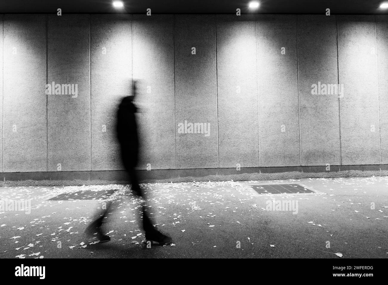 Contemplative walking Black and White Stock Photos & Images - Alamy