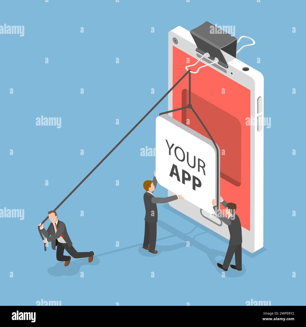 App usage vector vectors Stock Vector Images - Alamy