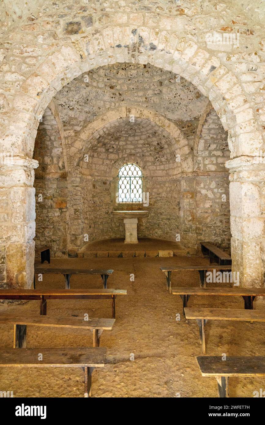 Cannes, France - July 31, 2022: Chapelle de la Trinite stone Holy ...