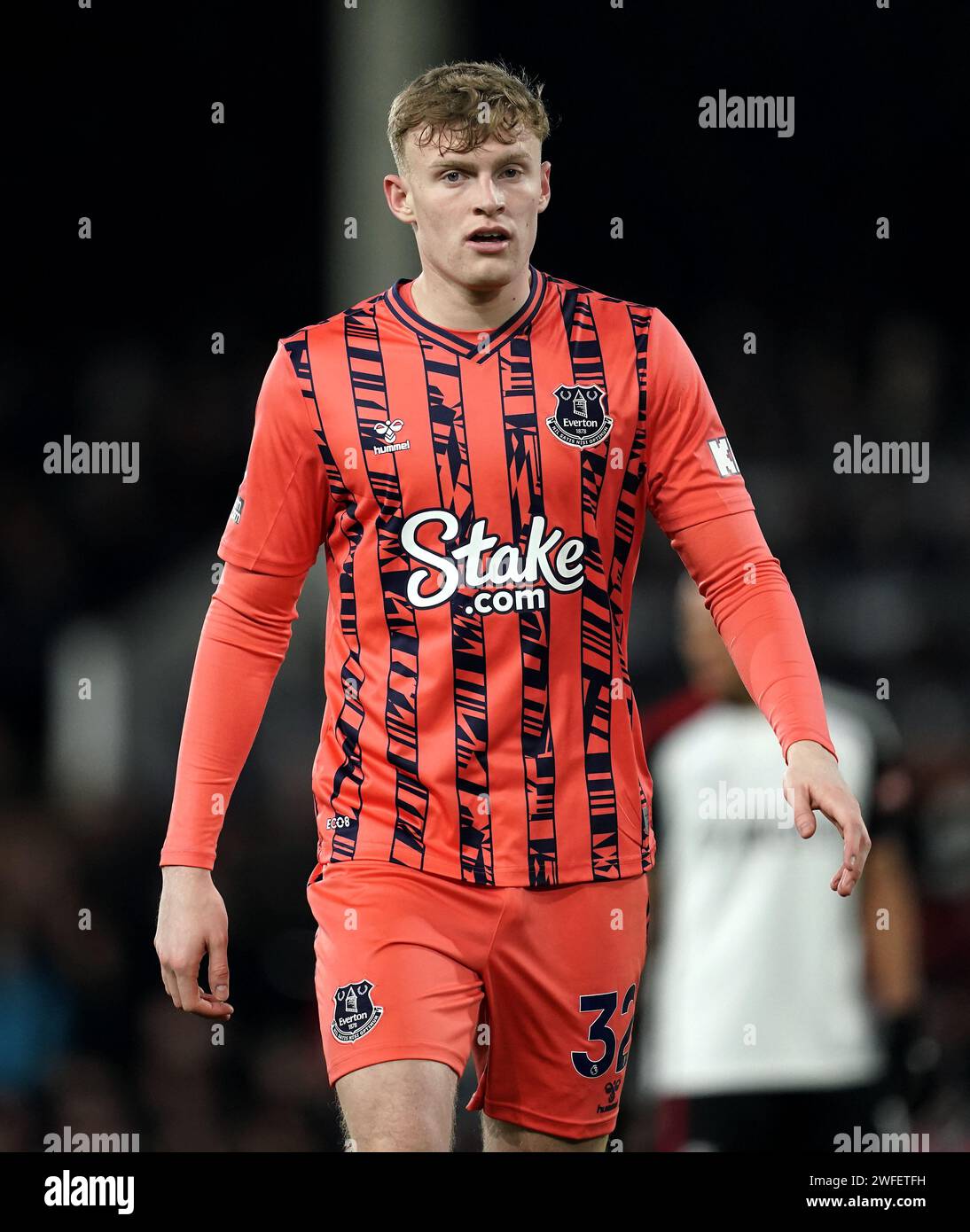 Everton's Jarrad Branthwaite during the Premier League match at Craven ...