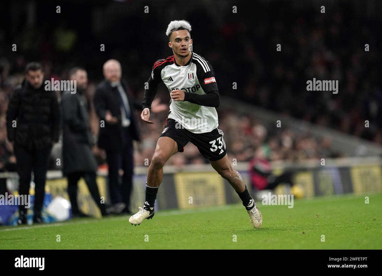 Fulham's Antonee Robinson during the Premier League match at Craven ...