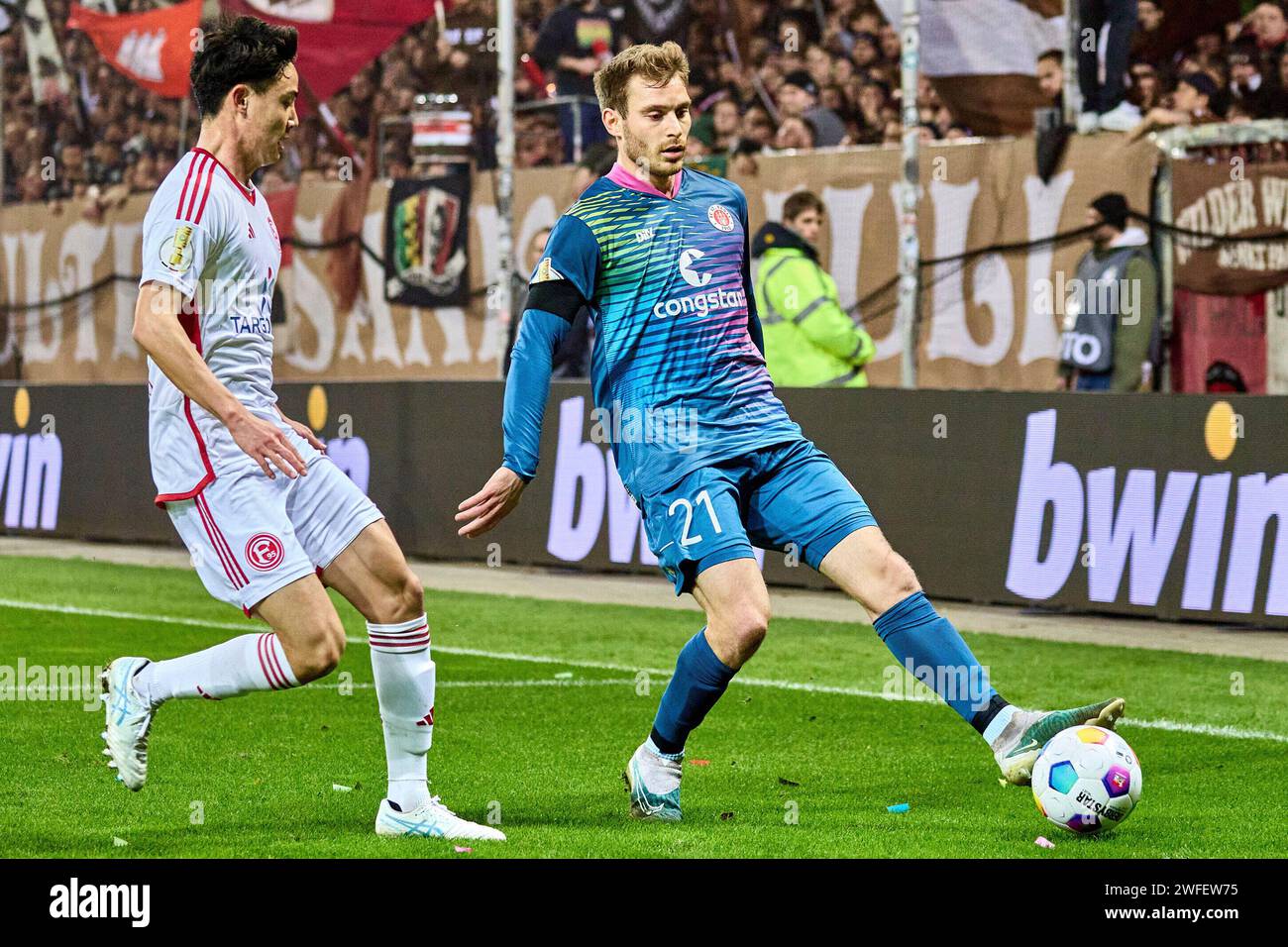 Hamburg, Deutschland. 30th Jan, 2024. Ao Tanaka (Fortuna Duesseldorf ...