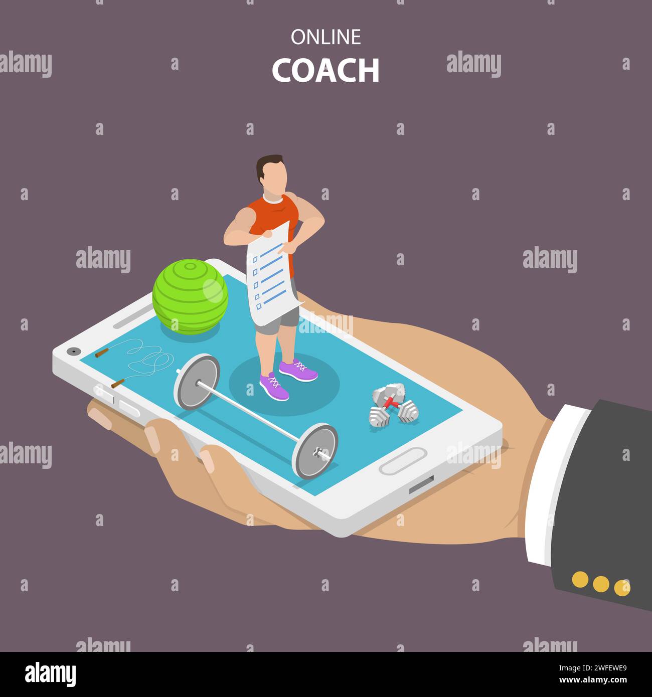 Weightraining Stock Vector Images - Alamy