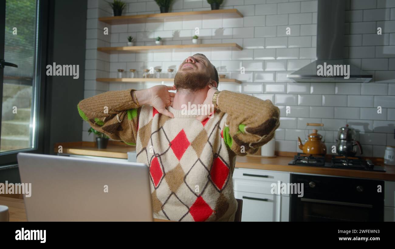 Taking break tired employee hi-res stock photography and images - Alamy