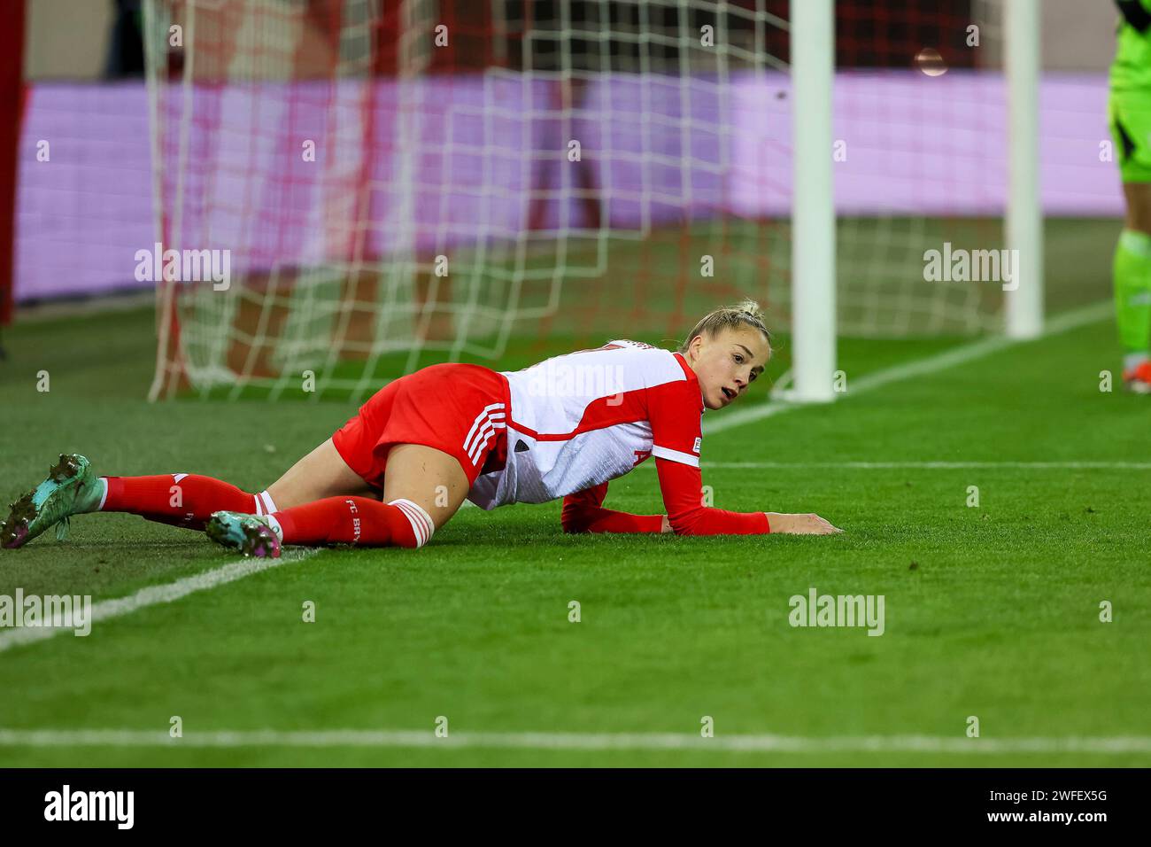 Muenchen, Deutschland. 30th Jan, 2024. Giulia Gwinn (FC Bayern Muenchen ...