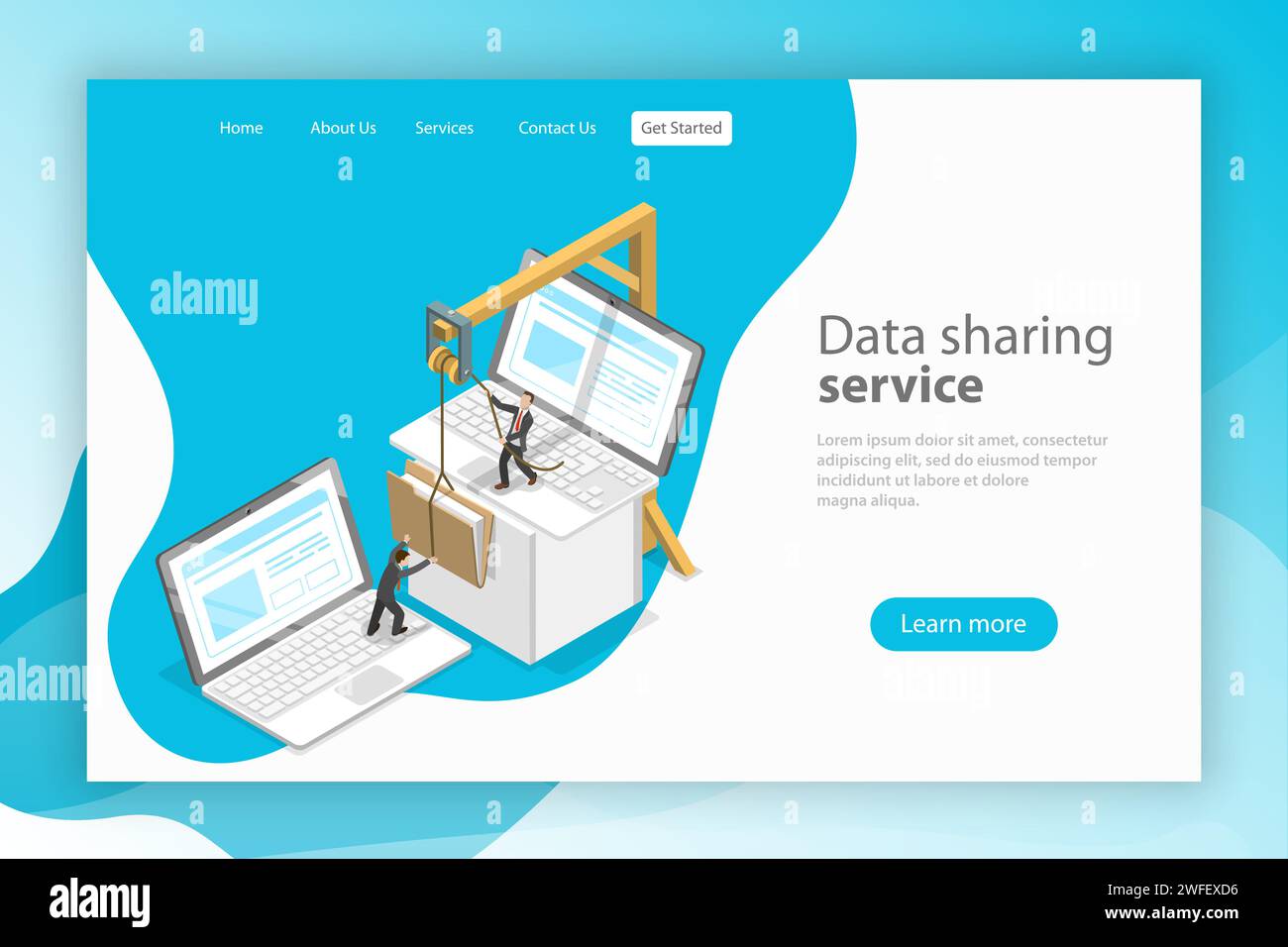 File sharing vector vectors hi-res stock photography and images - Alamy