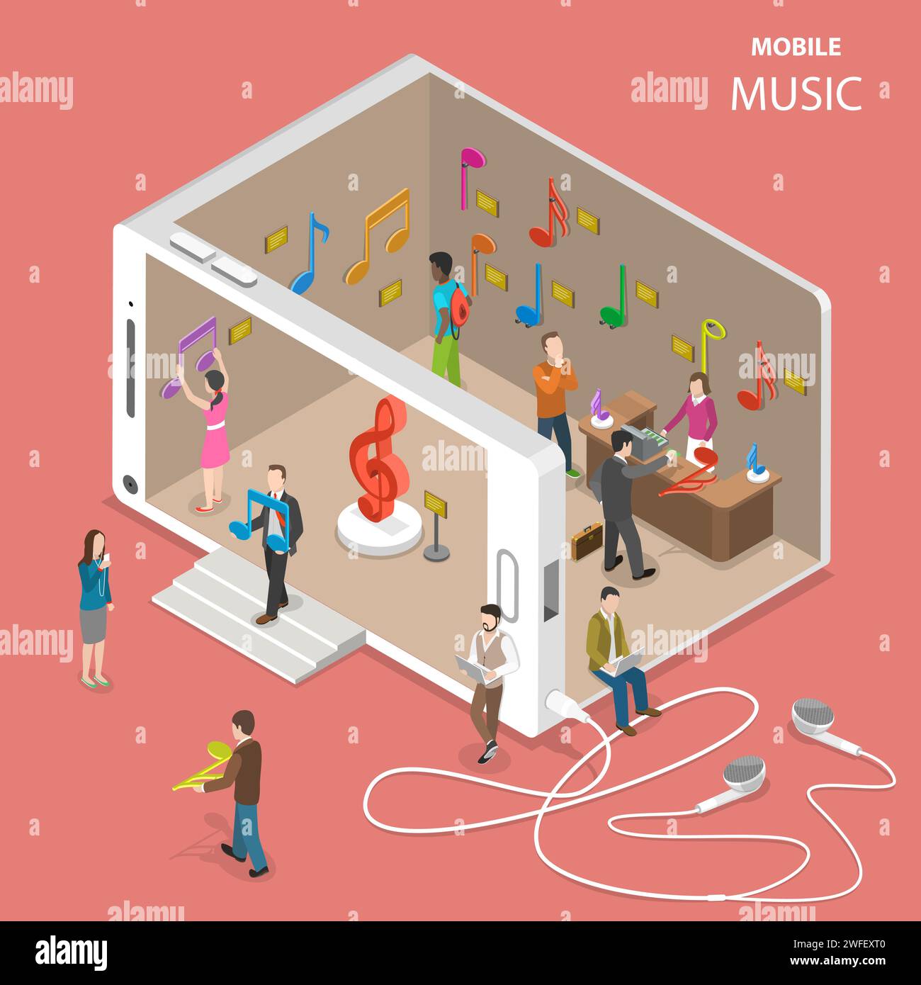 Facade video Stock Vector Images - Alamy