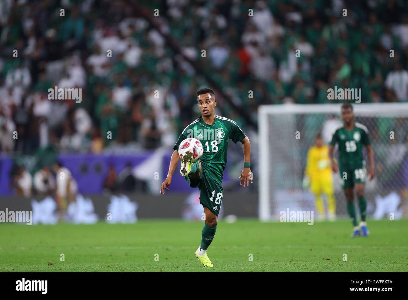 Al Rayyan, Qatar. 30th Jan, 2024. Abdulrahman Ghareeb (KSA) Football ...